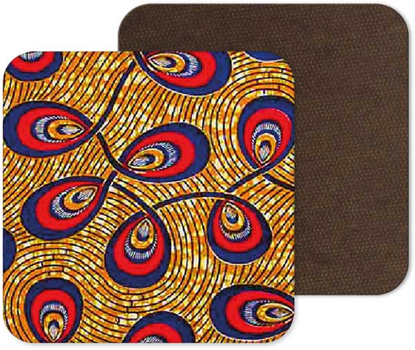 Fabric 102 – Unique African Print Coasters – nyagua