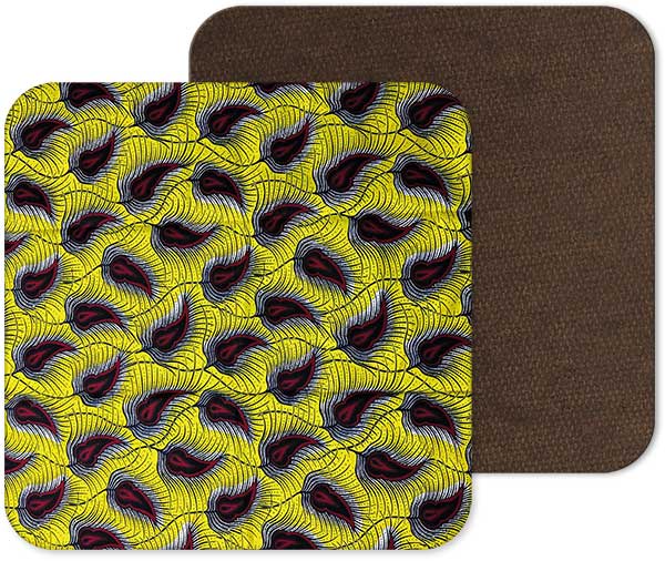 Fabric 110 – Unique African Print Coasters – nyagua