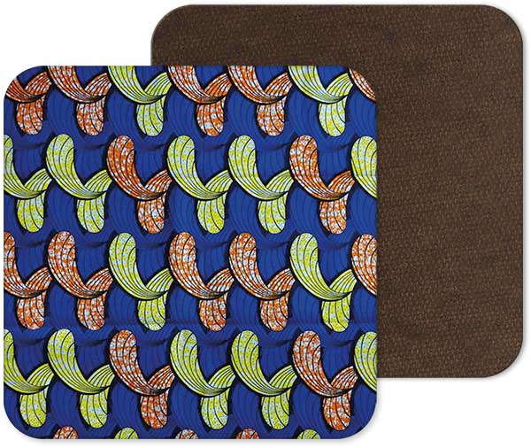 Fabric 111 – Unique African Print Coasters – nyagua