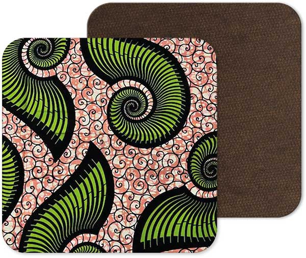 Fabric 117 – Unique African Print Coasters – nyagua