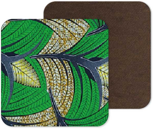 Fabric 40 – Unique African Print Coasters – nyagua