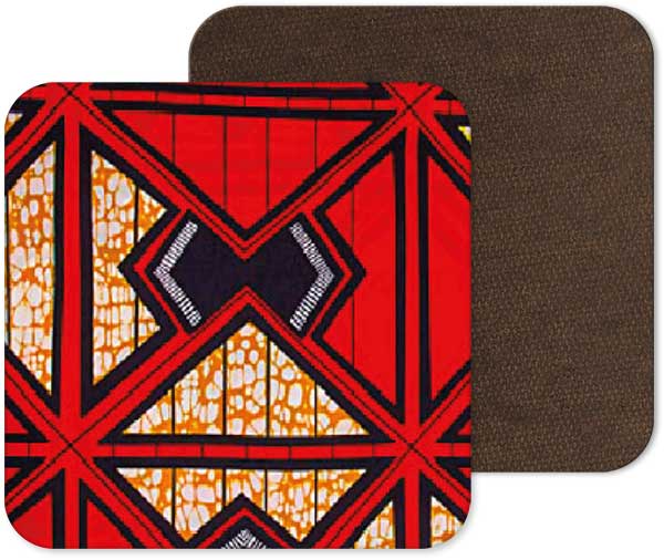 Fabric 43 – Unique African Print Coasters – nyagua