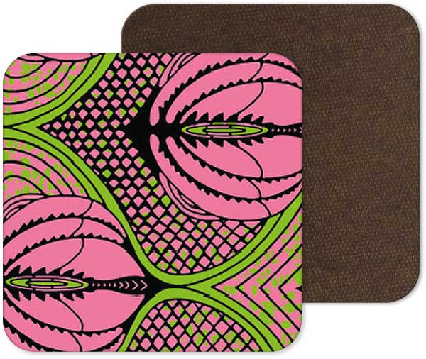 Fabric 44– Unique African Print Coasters – nyagua