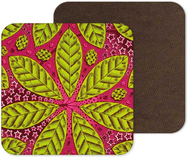 Fabric 45– Unique African Print Coasters – nyagua