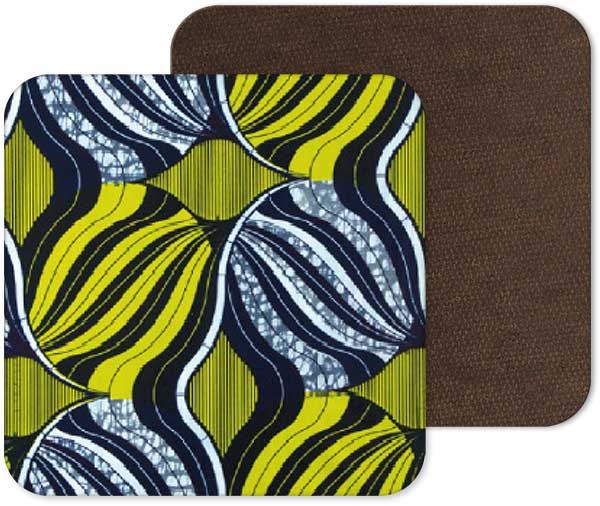 Fabric 47– Unique African Print Coasters – nyagua