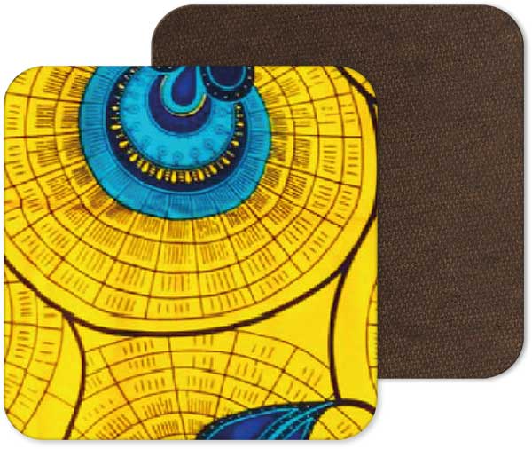 Fabric 55 – Unique African Print Coasters – nyagua