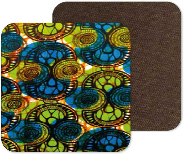 Fabric 56 – Unique African Print Coasters – nyagua