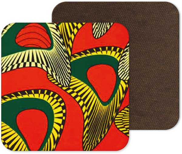 Fabric 57 – Unique African Print Coasters – nyagua
