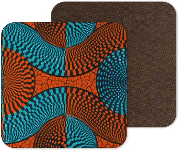 Fabric 60 – Unique African Print Coasters – nyagua