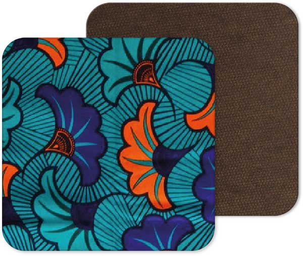 Fabric 70 – Unique African Print Coasters – nyagua