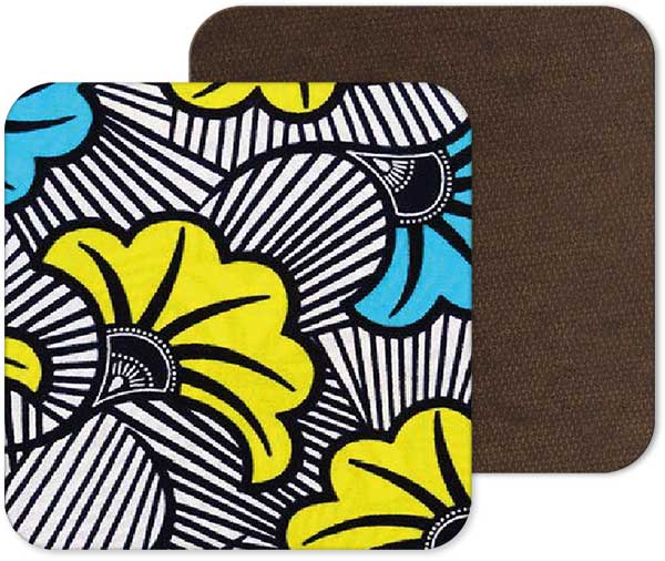 Fabric 71 – Unique African Print Coasters – nyagua