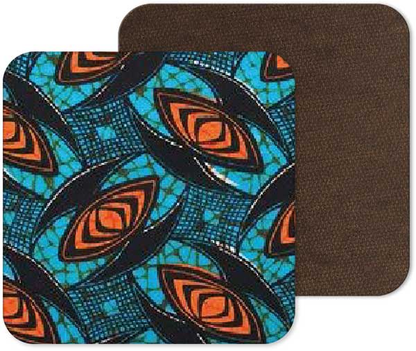 Fabric 72 – Unique African Print Coasters – nyagua
