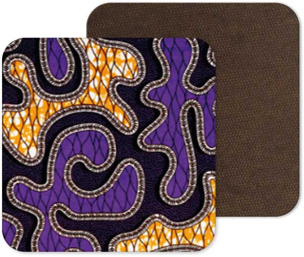 Fabric 87 – Unique African Print Coasters – nyagua