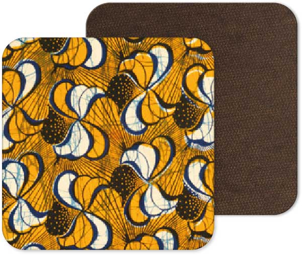Fabric 91 – Unique African Print Coasters – nyagua