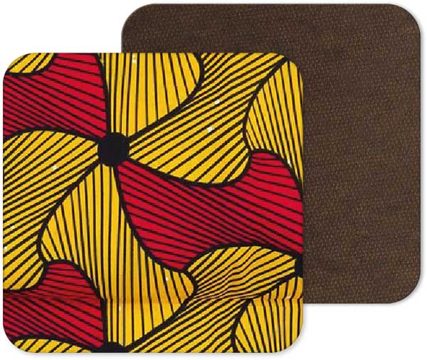 Fabric 92 – Unique African Print Coasters – nyagua