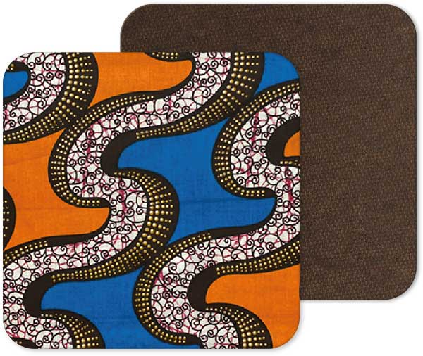 Fabric 93 – Unique African Print Coasters – nyagua
