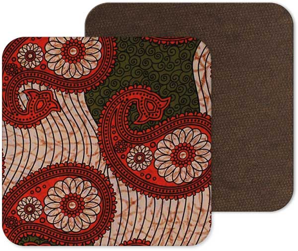 Fabric 94 – Unique African Print Coasters – nyagua