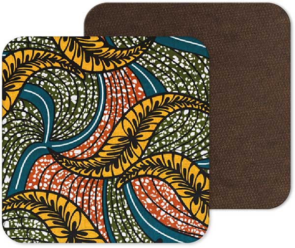 Fabric 95 – Unique African Print Coasters – nyagua