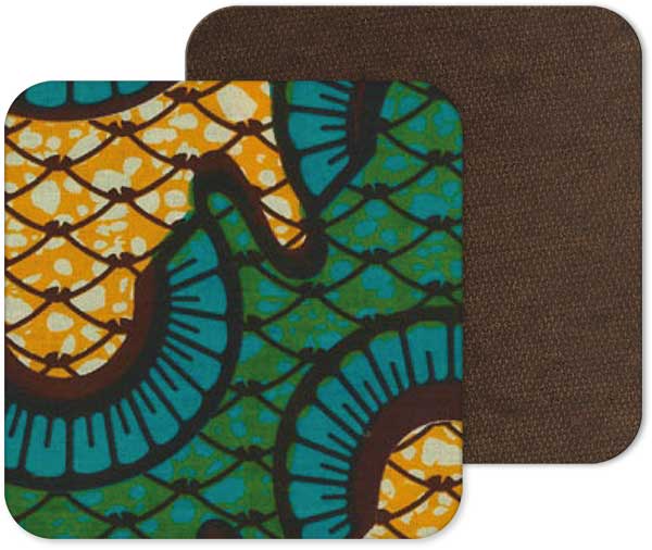Fabric 98 – Unique African Print Coasters – nyagua