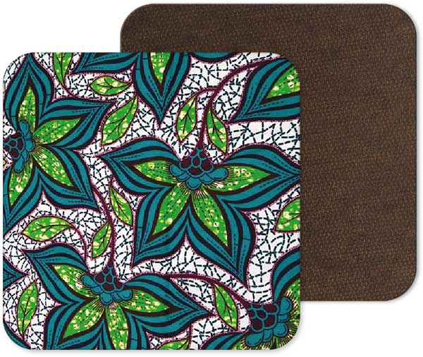 Fabric 99 – Unique African Print Coasters – nyagua