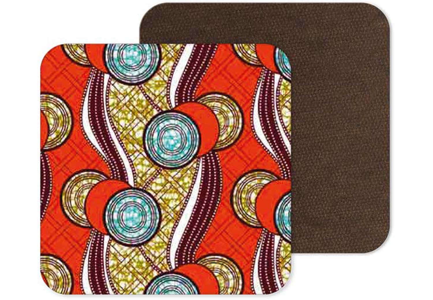 Fabric 12 – Unique African Print Coasters – nyagua