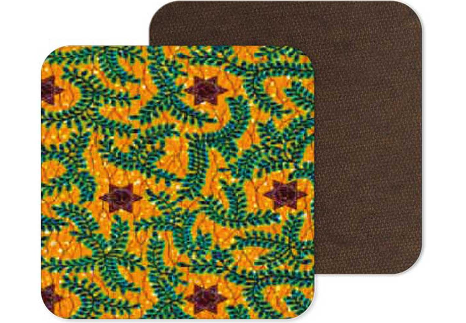 Fabric 5 – Unique African Print Coasters – nyagua